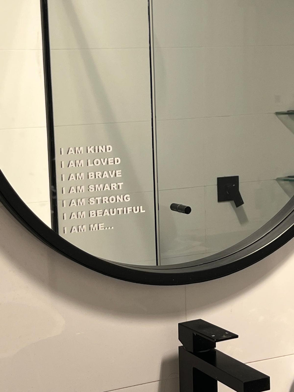 Mirror Affirmation Decals